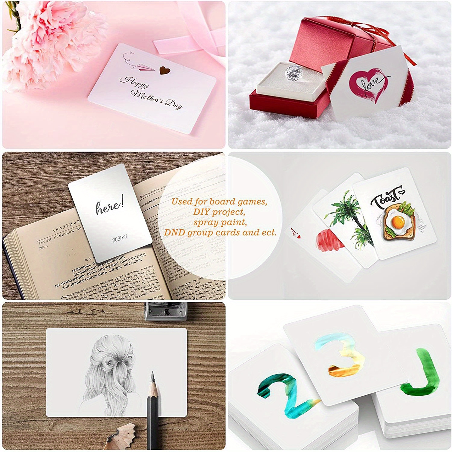 Large Size Blank Playing Cards Write Board Game Cards Note - Temu New ...