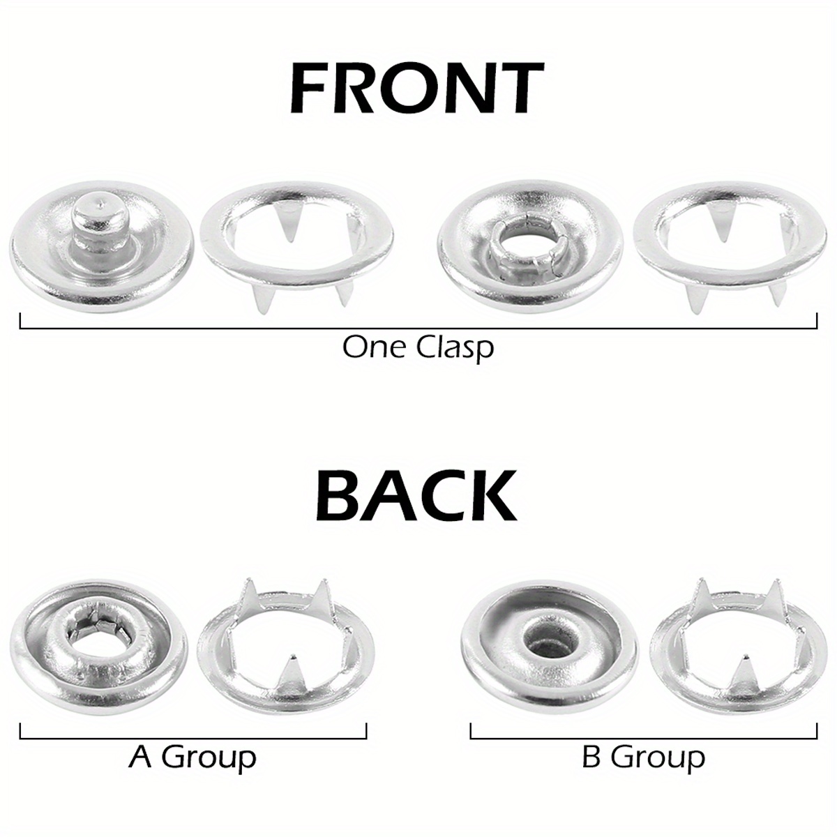 (10 Colors Colorful Metal Snaps Buttons Kit Fastener Pliers - Temu