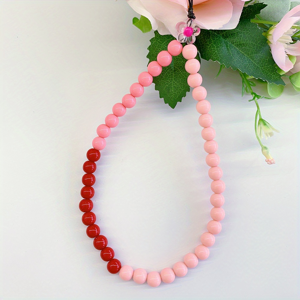 Diy Beads Acrylic Pure Color Beads Shell Pendant Mobile - Temu United ...