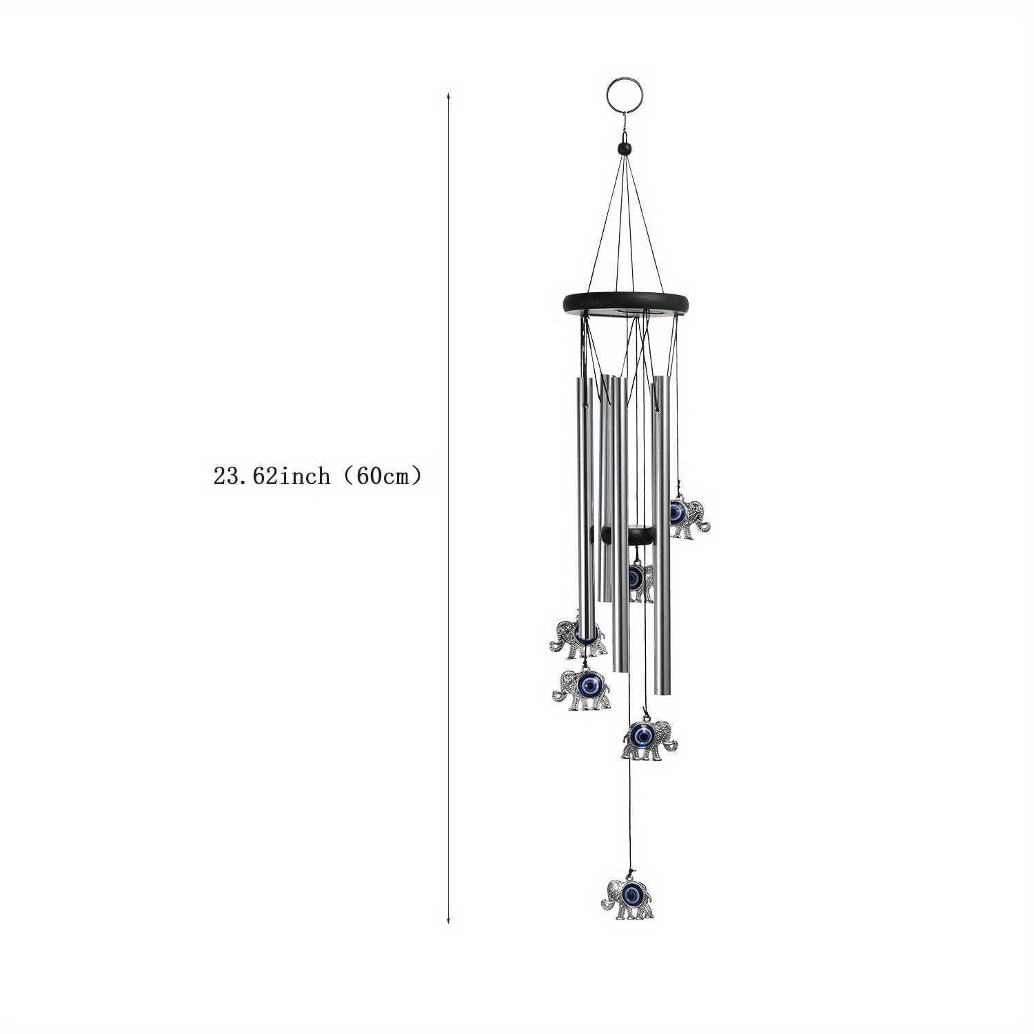 Beautiful Elephant Wind Chimes Add A Outdoor - Temu Philippines