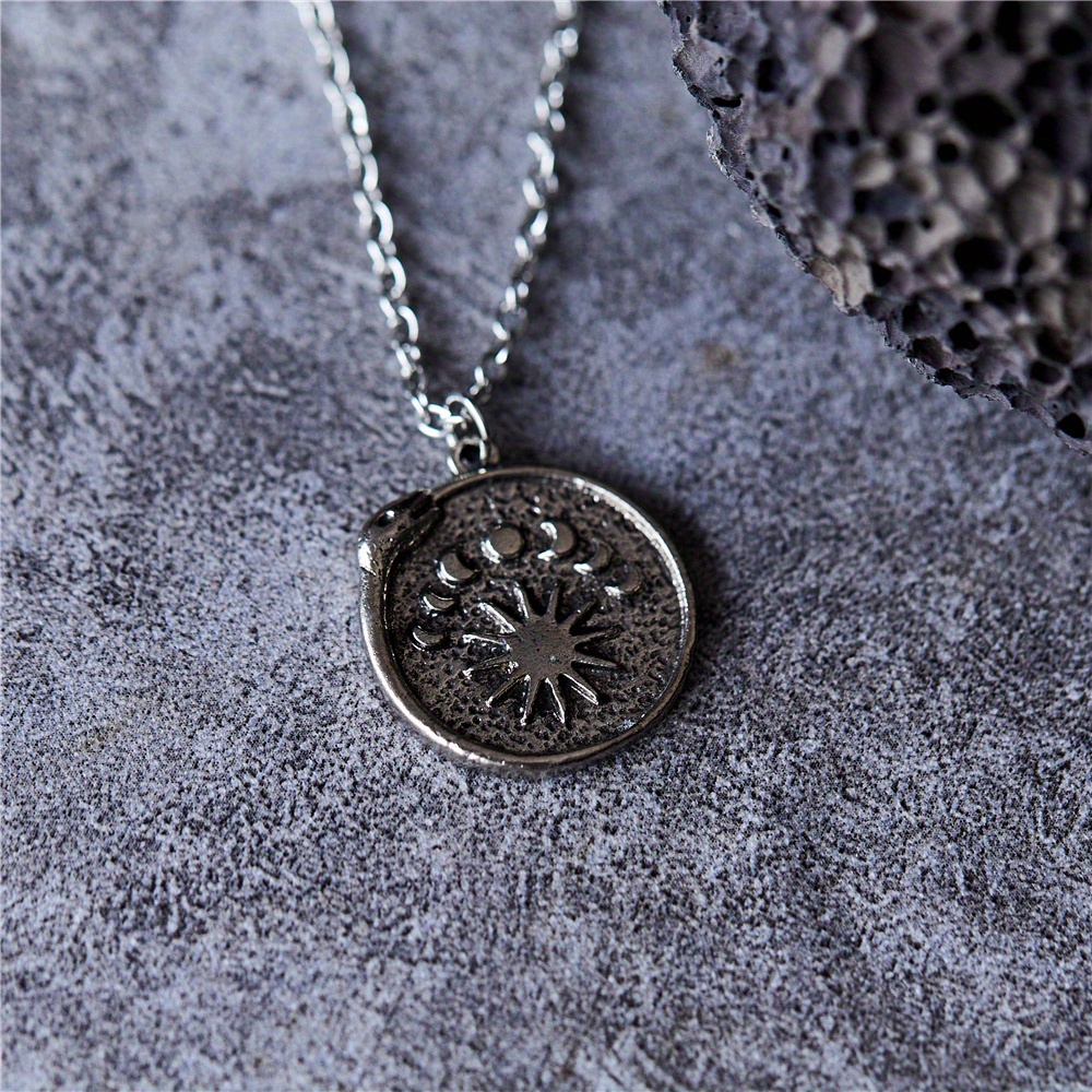 Trendy Vintage Creative Bohemian Snake Pendant Necklace - Temu Australia