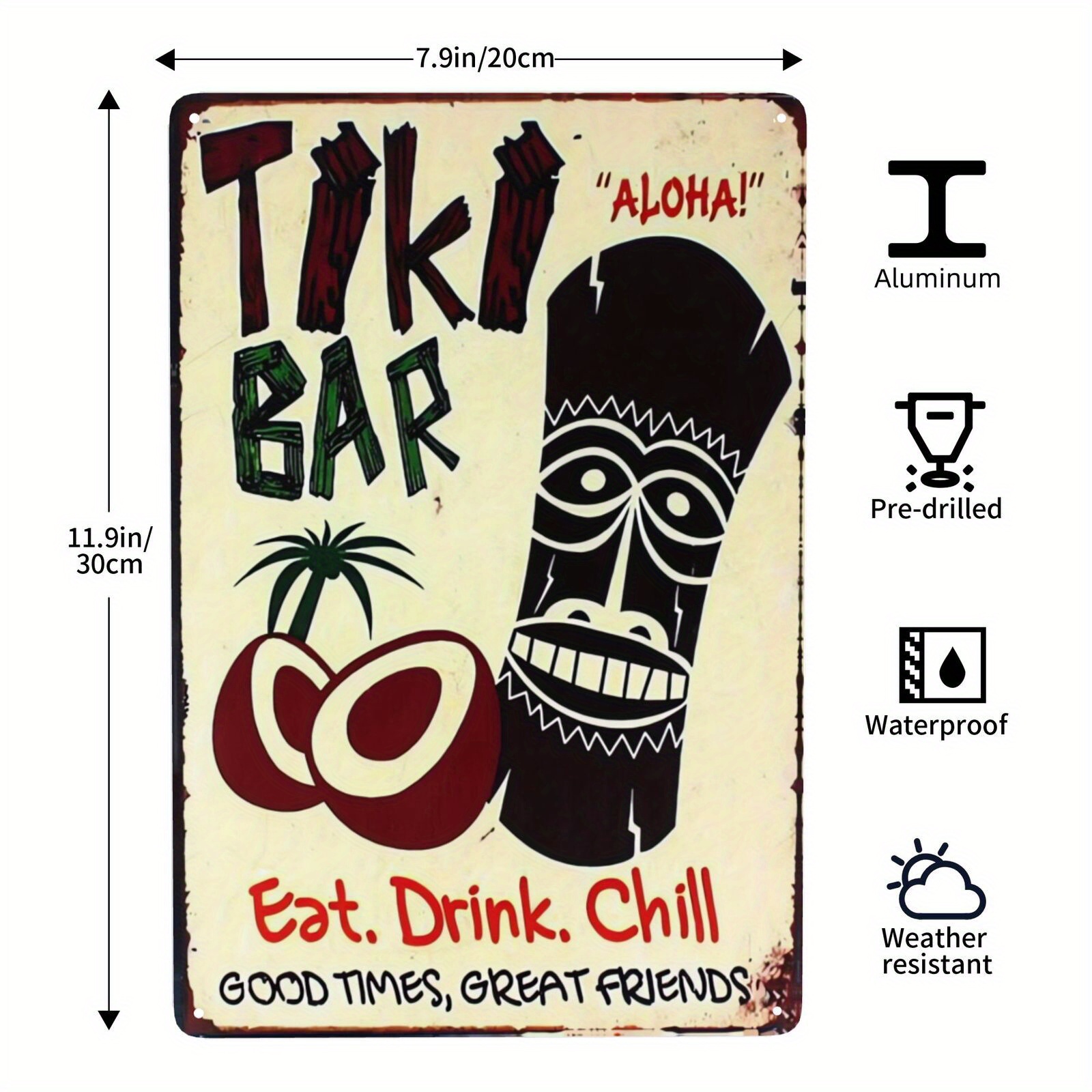Printable Tiki Bar Sign