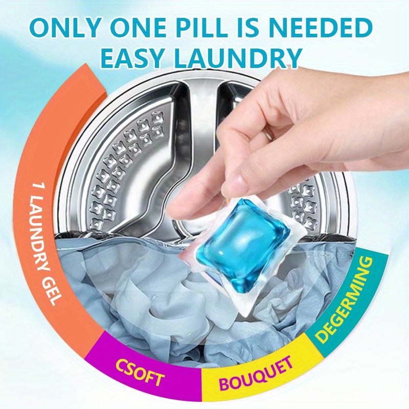 1 Multi Effect Laundry Gel Long lasting Gragrance Powerful - Temu