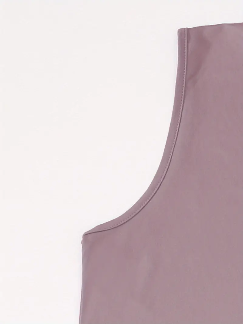 Letter Print Crew Neck Top Casual Sleeveless Top Temu Australia