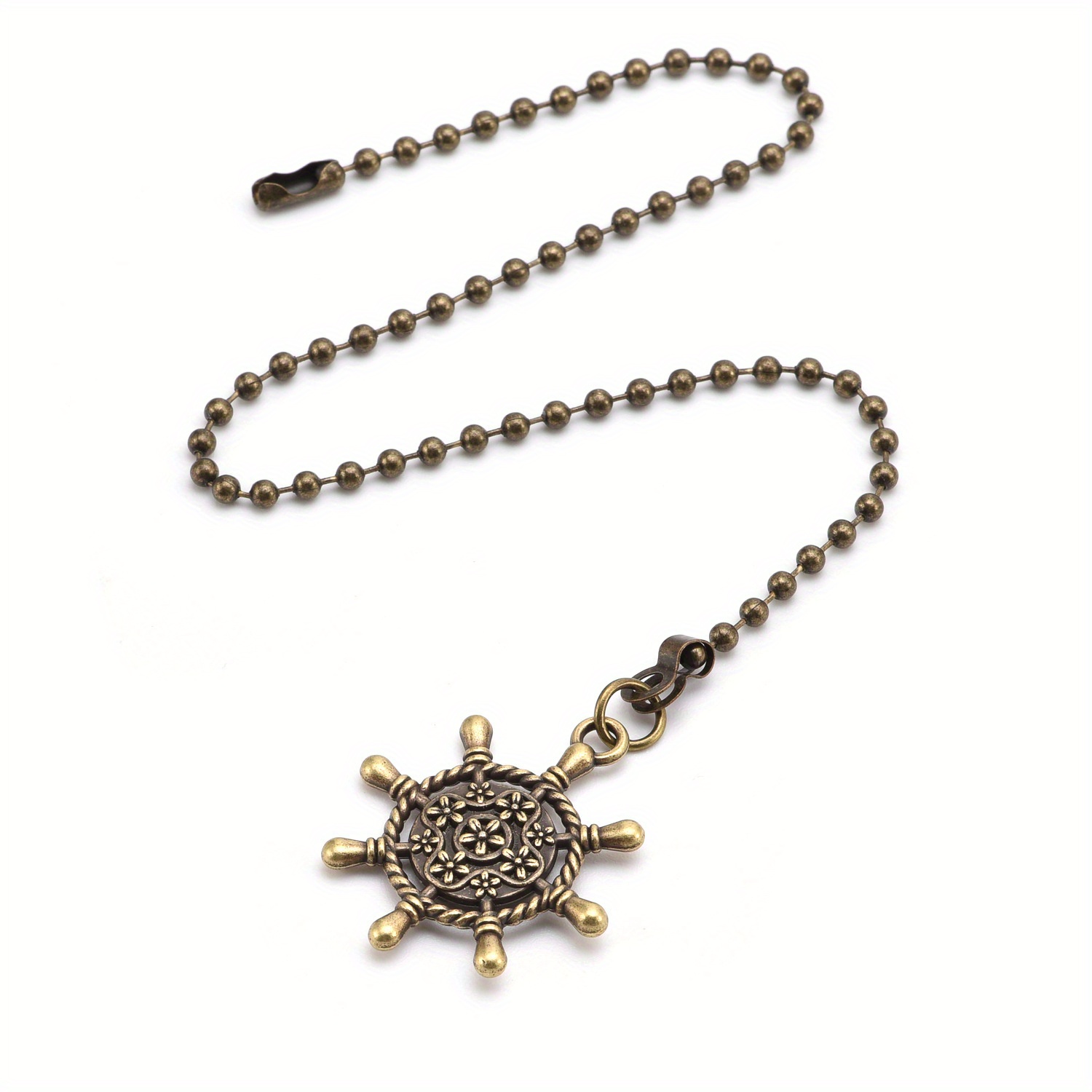 1pc Five Leaf Fan Ceiling Fan Zipper Extension Chain Desk Lamp Switch ...