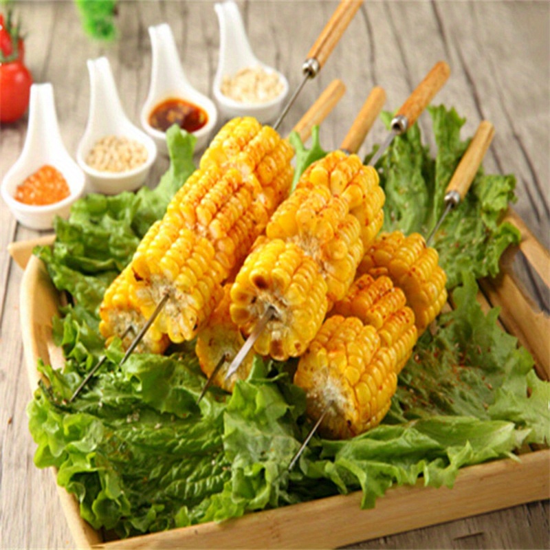 Barbecue Skewers Stainless Steel Skewers Bbq Multifunctional - Temu