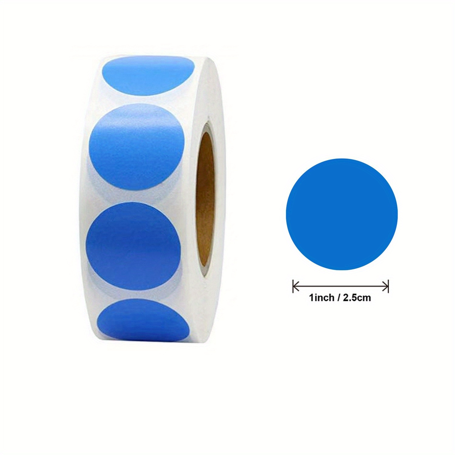 Circular Colored Stickers Stationery Packaging Self - Temu Norway