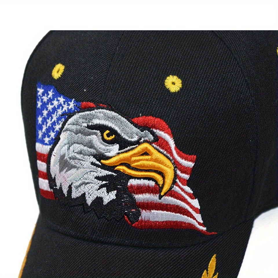 Cool Hippie Premium Curved Brim Baseball , Embroidery Eagle Series ...