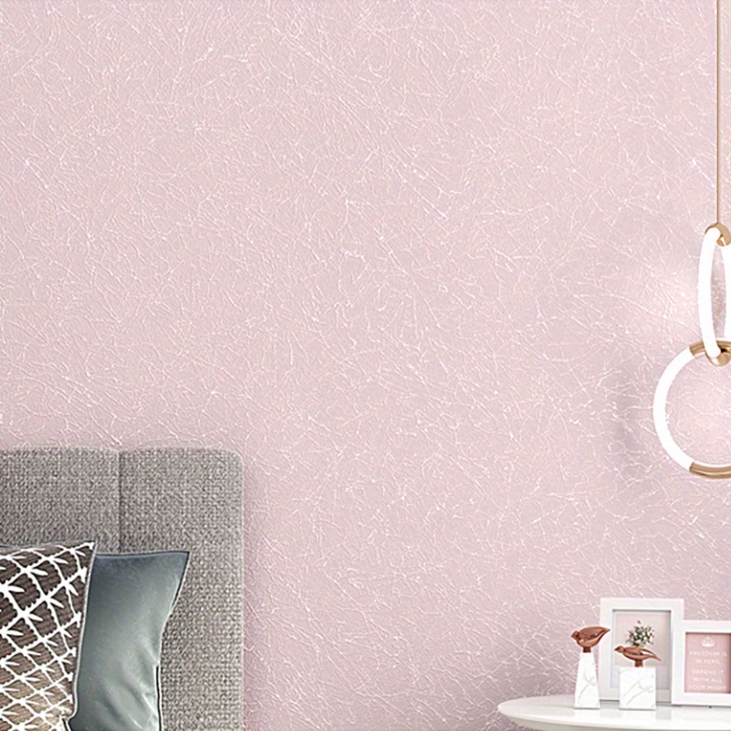 Pink Embossed Silk Self adhesive Wallpaper Light Luxury Pvc - Temu ...