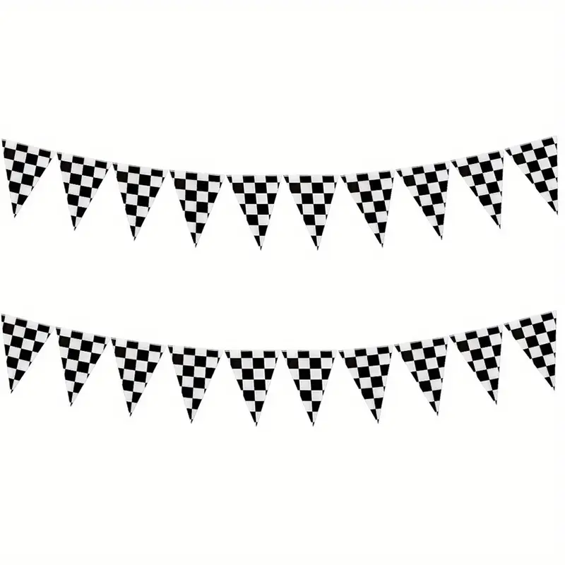 Checkered Pennant Banner Racing Flag Party Flag Banner Temu