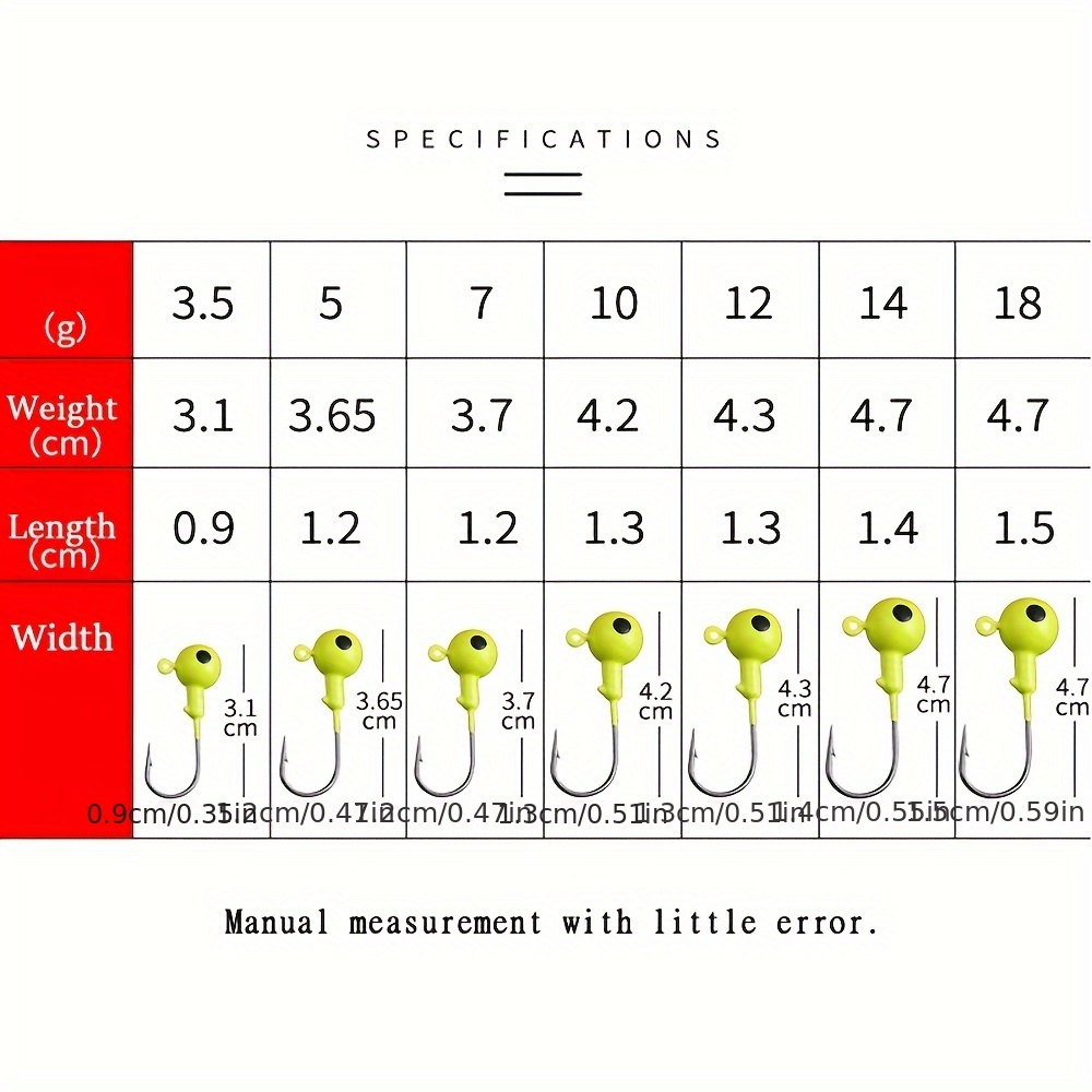 Premium Jig Head Hooks Lightweight Durable Fishing Tackle - Temu New ...