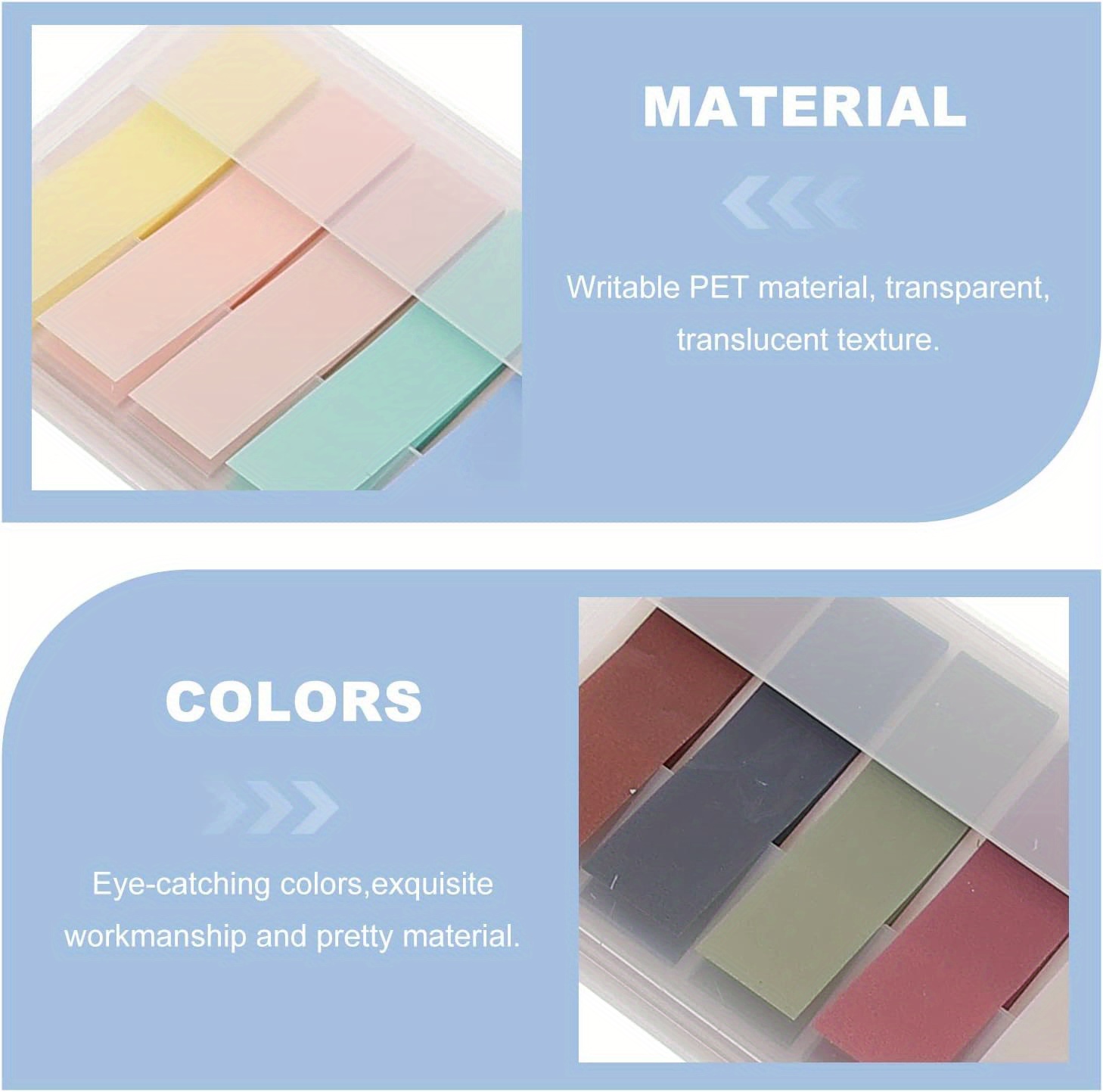 Mixed Color Sticky Index Tab Simple Multi purpose Writable - Temu