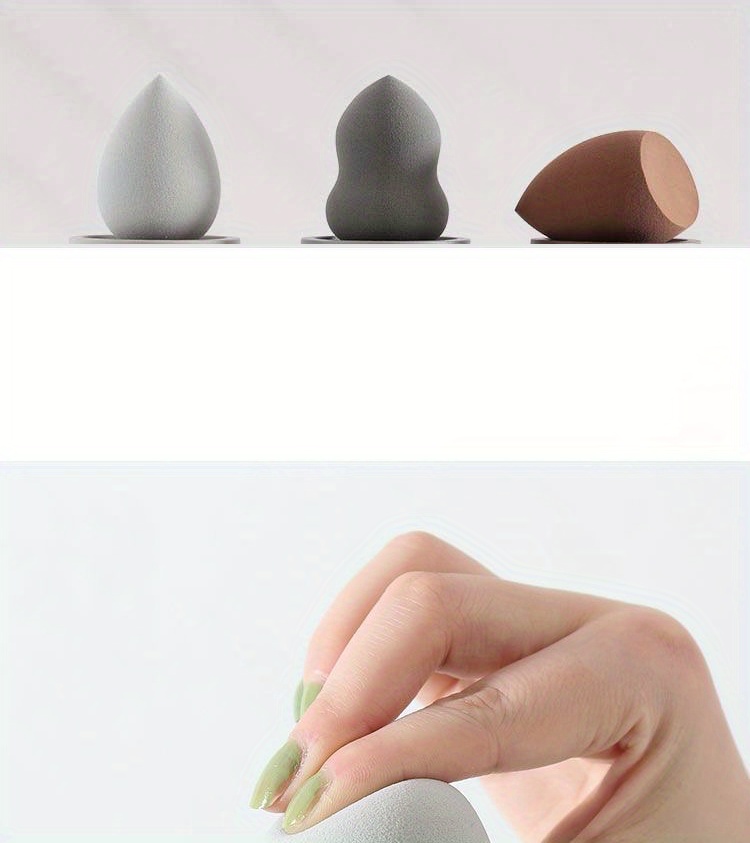 Blue Makeup Sponge Set Flawless Soft Setting Face Puffs - Temu