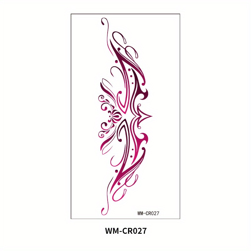 Women's Waist Lower Abdomen Sexy Disposable Tattoo Stickers - Temu Canada