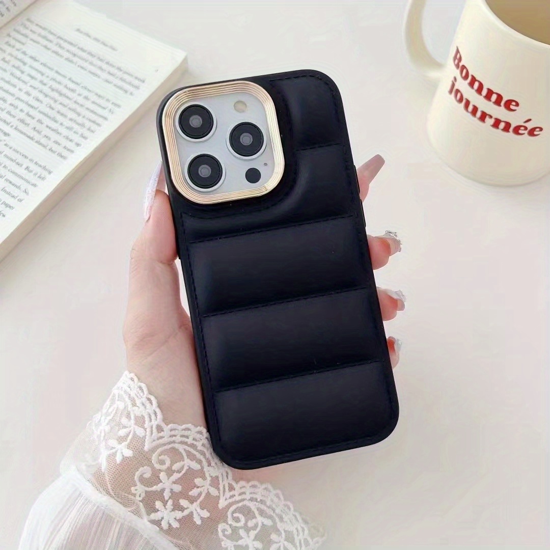 Protect Phone A Stylish Electroplated Jacket Case! - Temu United Kingdom