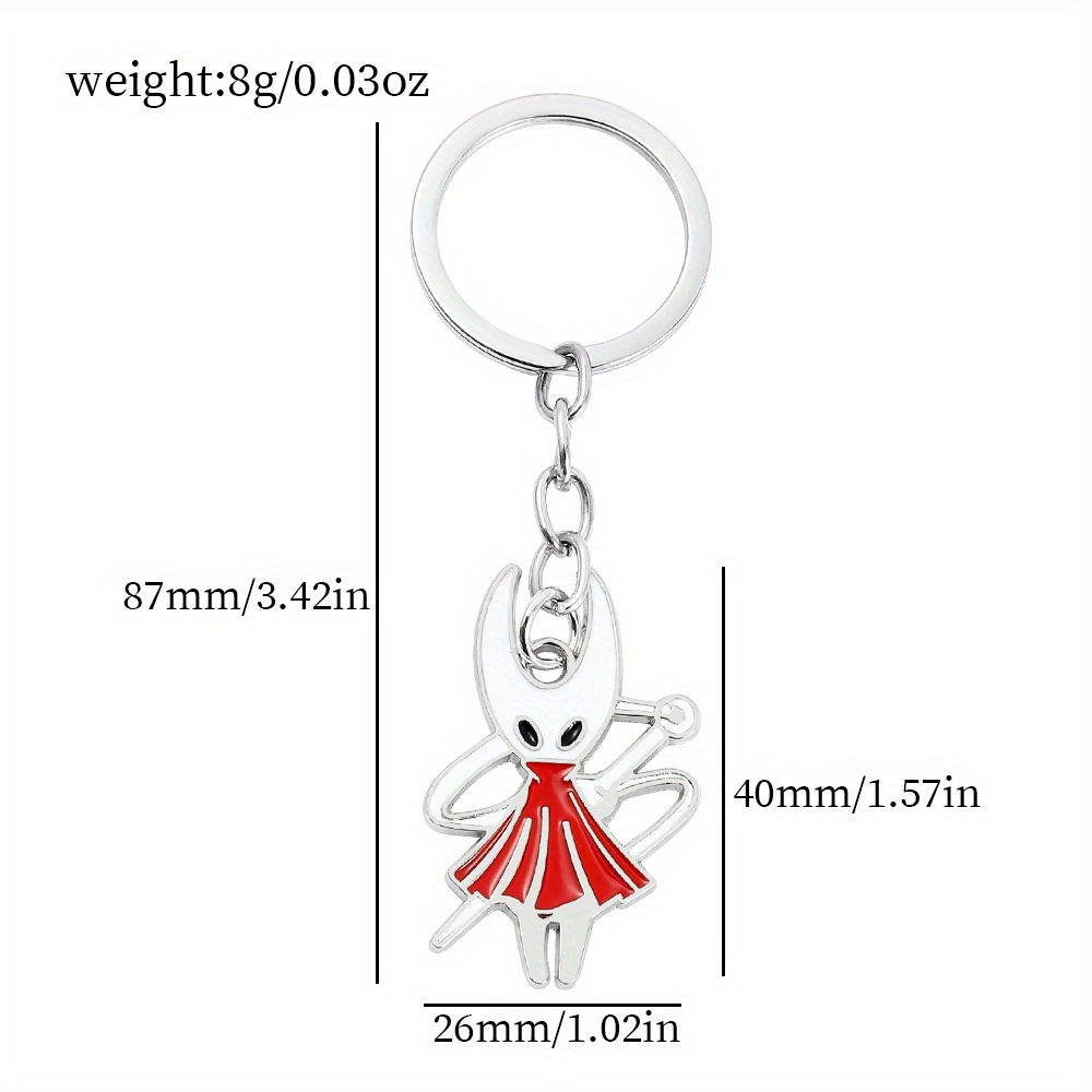 Cartoon Game Character Knight Series Key Chain Caterpillar Pendant Car ...