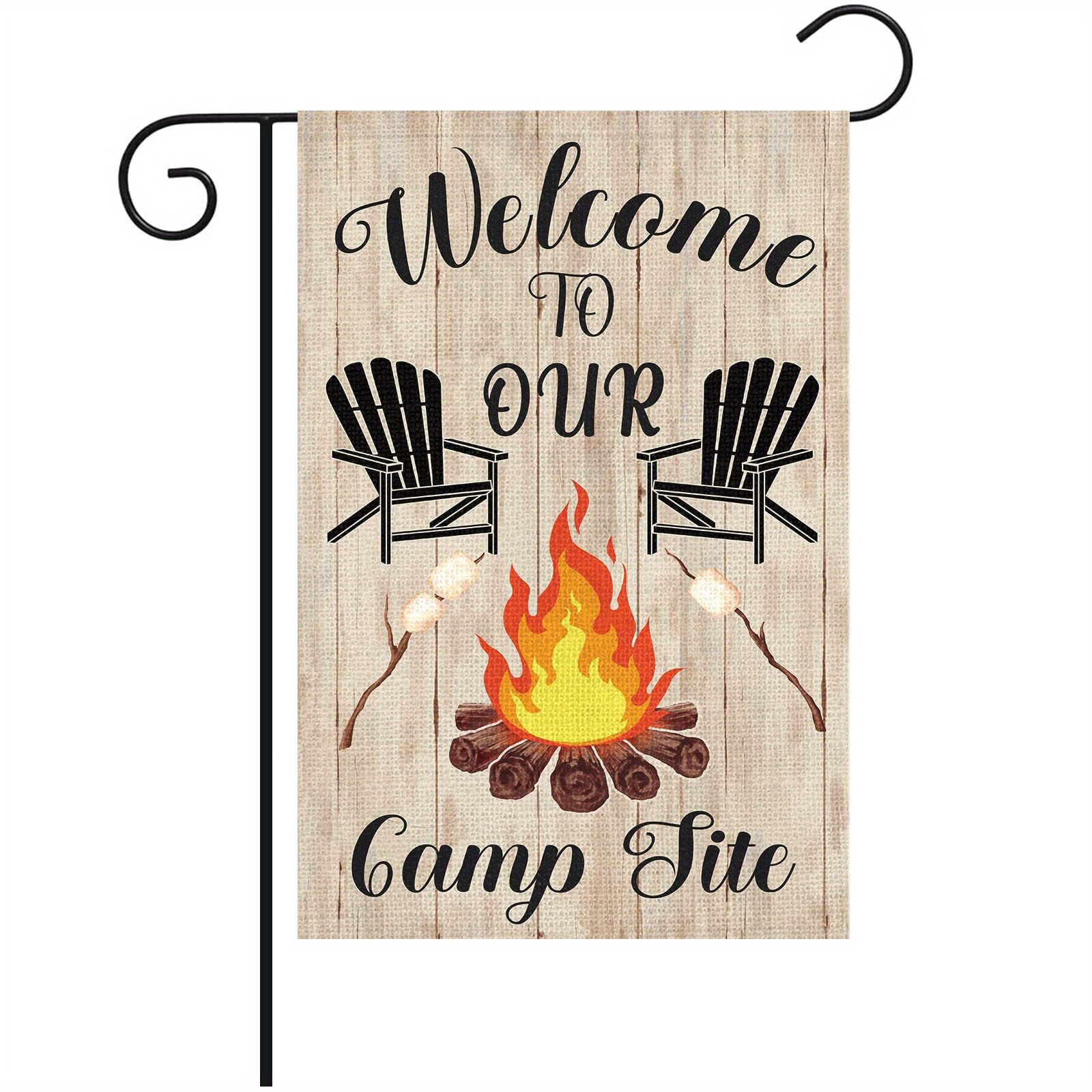Spring Summer Camper Camping Garden Flag Campsite Vertical - Temu New ...