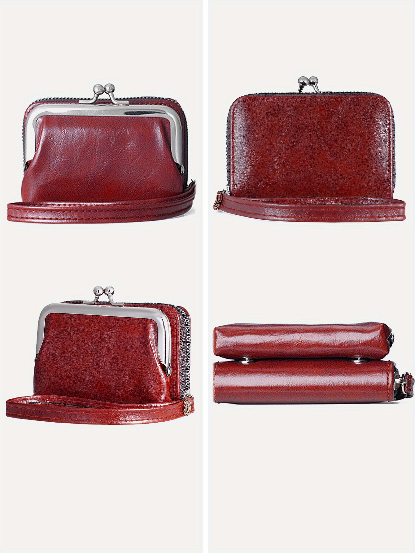 Mini Vintage Card Holder Versatile Kiss Lock Coin Purse - Temu United ...