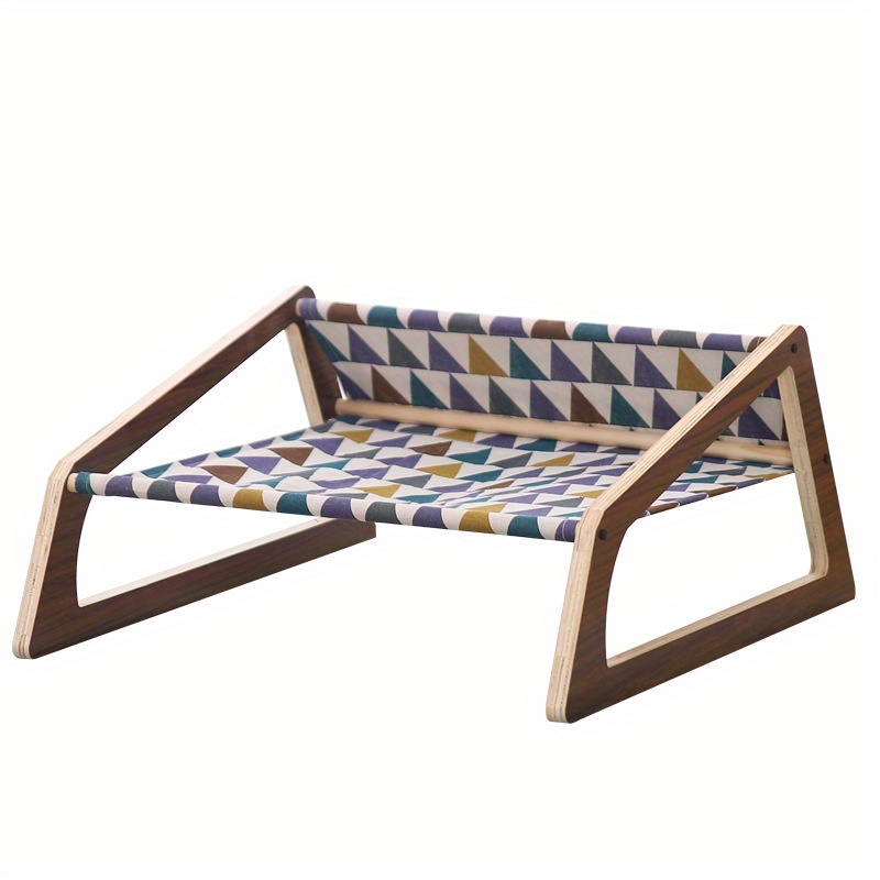 Solid Wood Cat Bed Hammock Blanket Cat Litter Four Seasons - Temu ...