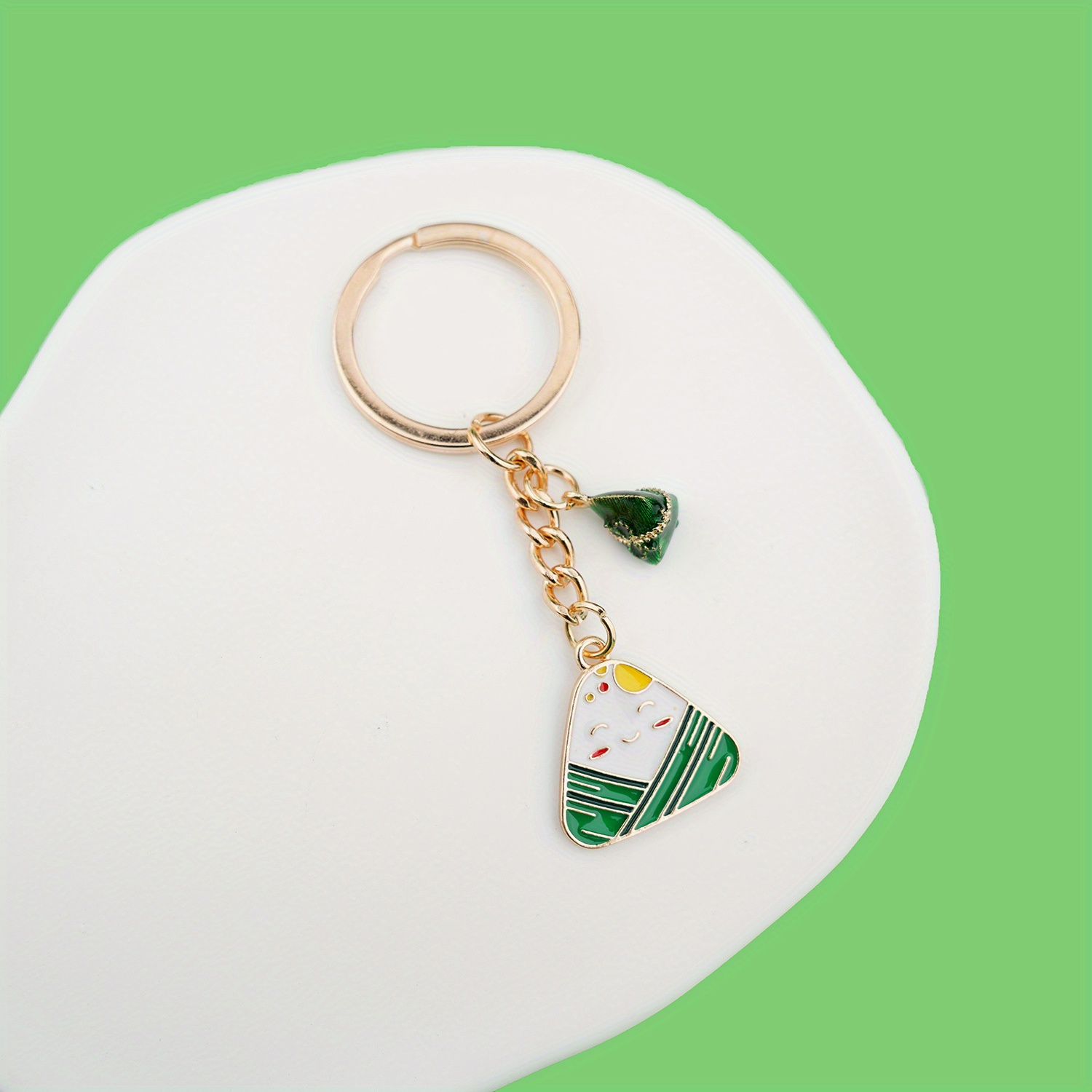 Cartoon Zongzi Keychain Cute Dragon Boat Festival Key Ring - Temu ...