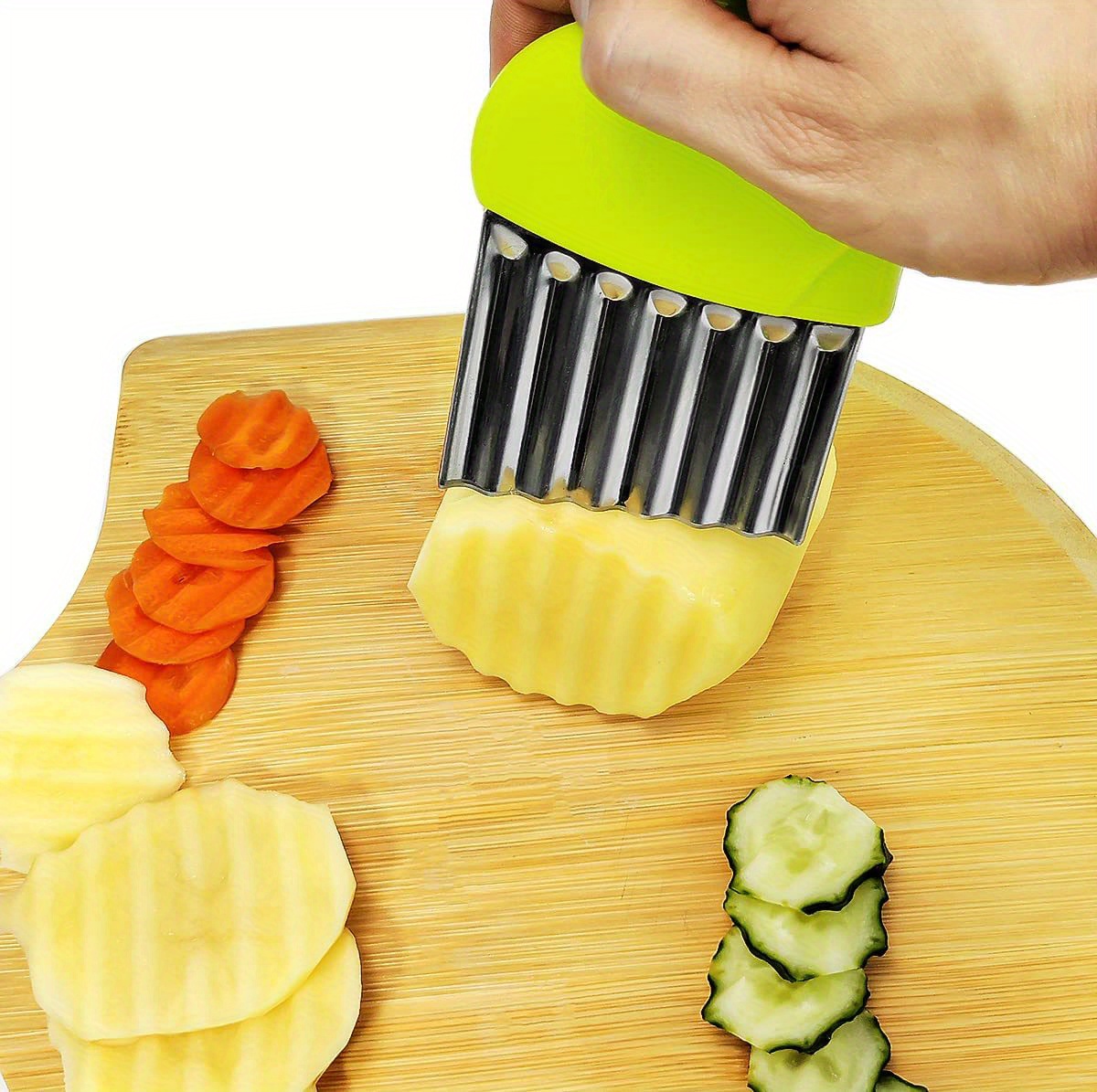 1pc Potato Slicer French Fries Cut Wave Cut Wolf Tooth Knife French ...