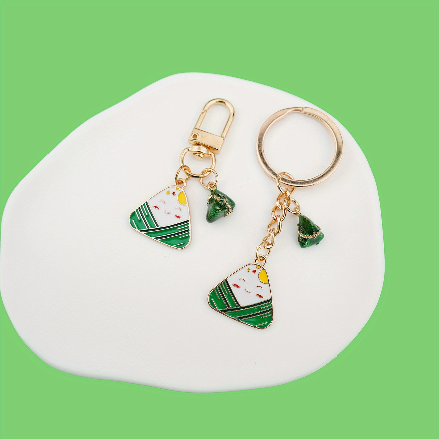 Cartoon Zongzi Keychain Cute Dragon Boat Festival Key Ring - Temu ...