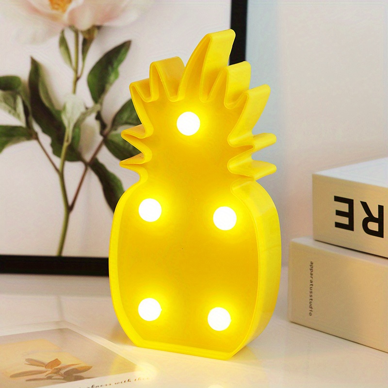 Pineapple Night Light Led Cute Pineapple Table Lamp Room - Temu