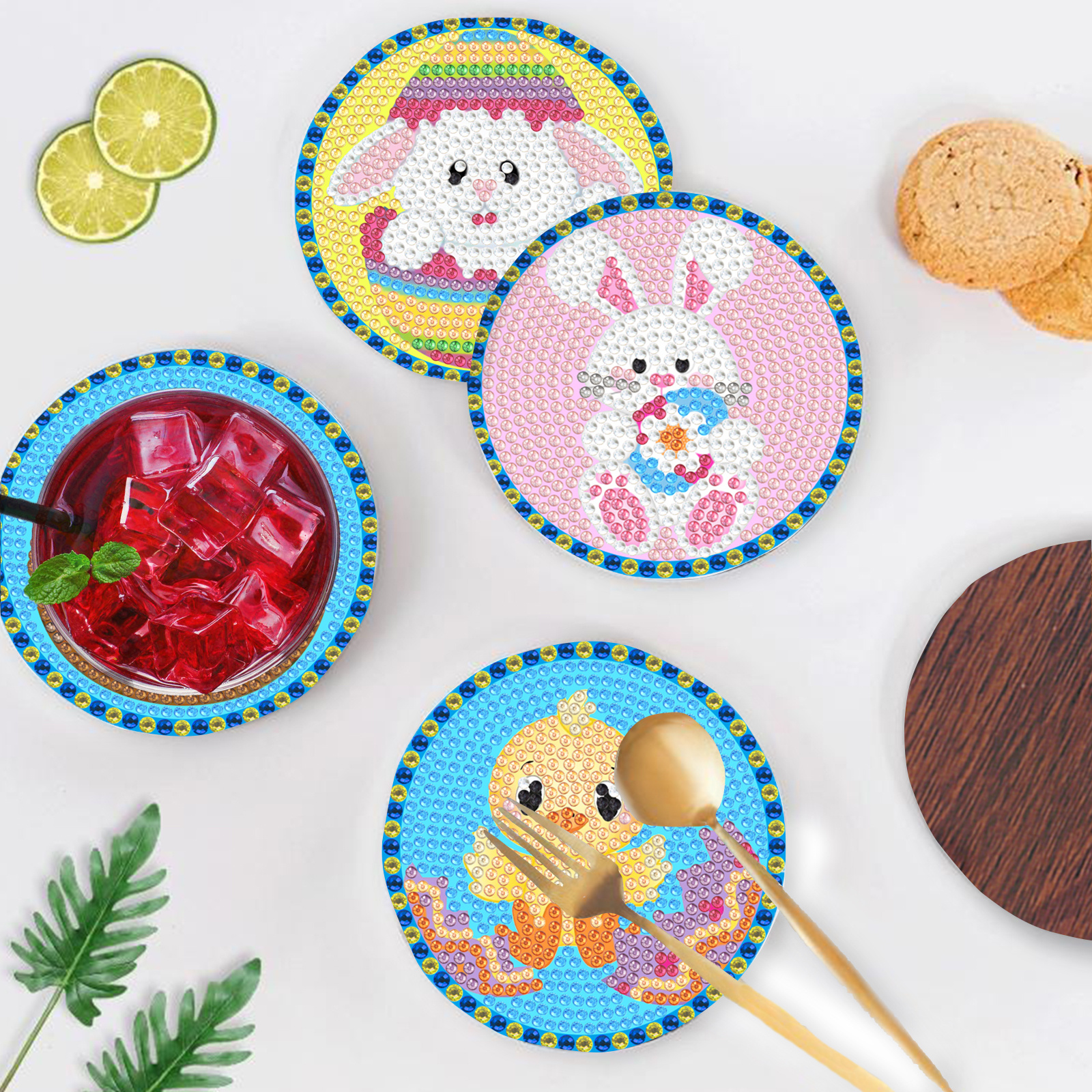 painting wooden coasters stand diy - Temu Australia