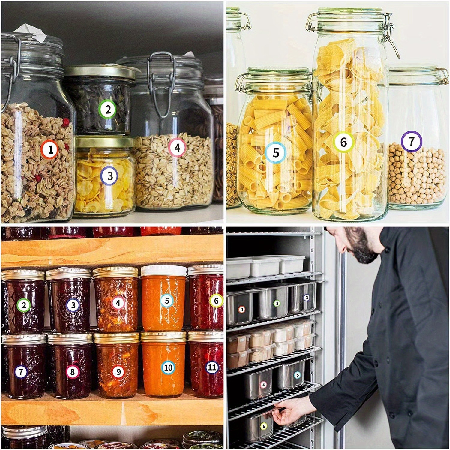 Number Sticker Multicolor Waterproof Small Number Labels - Temu Australia