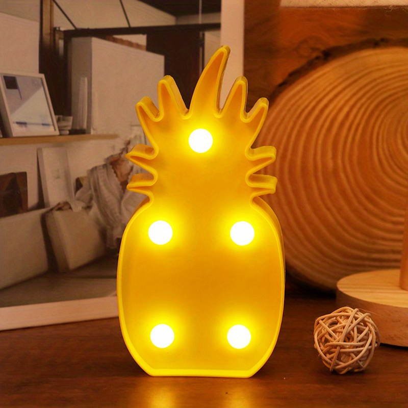 Pineapple Night Light Led Cute Pineapple Table Lamp Room - Temu