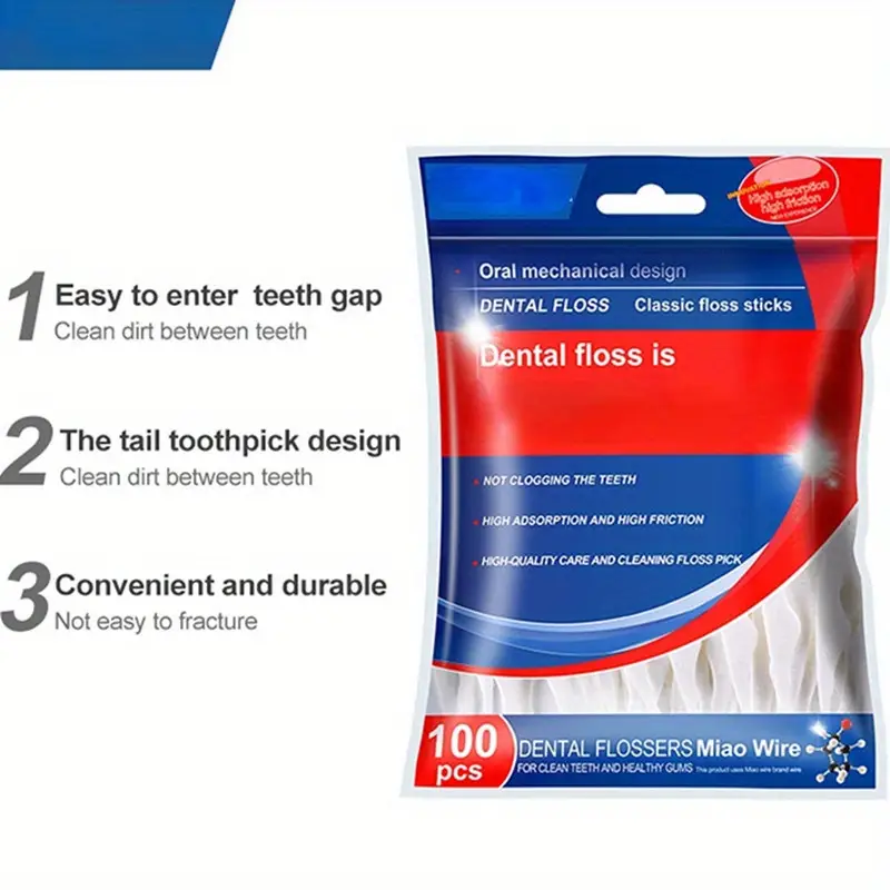 Dental Floss Tooth Cleaning Toothpicks - Temu Dental Floss Tooth Cleaning Toothpicks - Temu