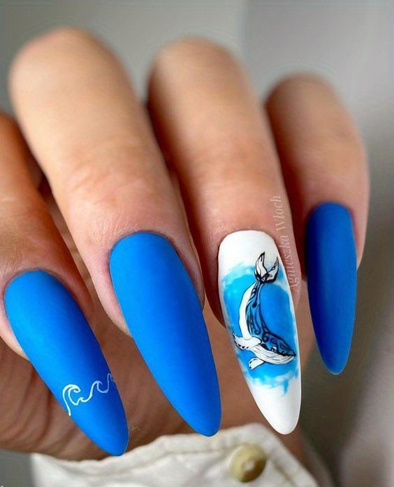 Nail Stickers Jellyfish Whale Shell Seaside Summer - Temu Netherlands