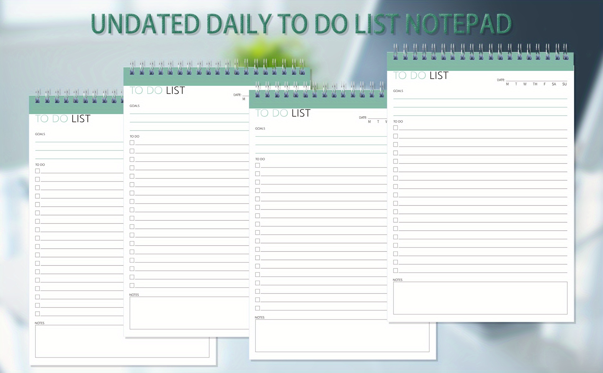 Trees Daily Planner List Task Checklist Notepad - Temu