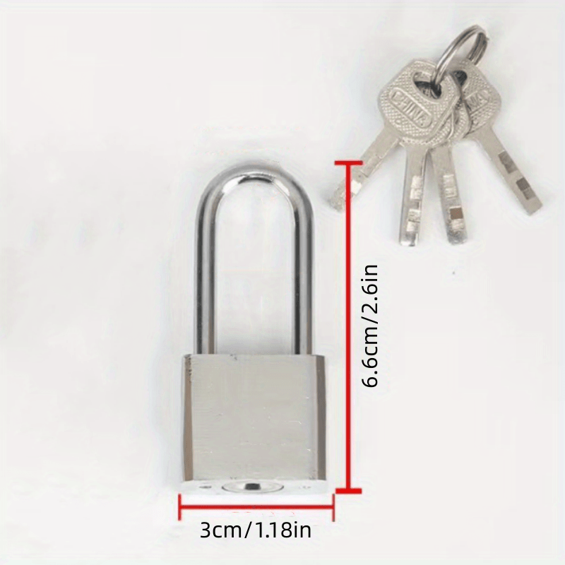 1 2pcs Hanging Lock Anti Theft Lock Door Lock For Warehouse Long ...