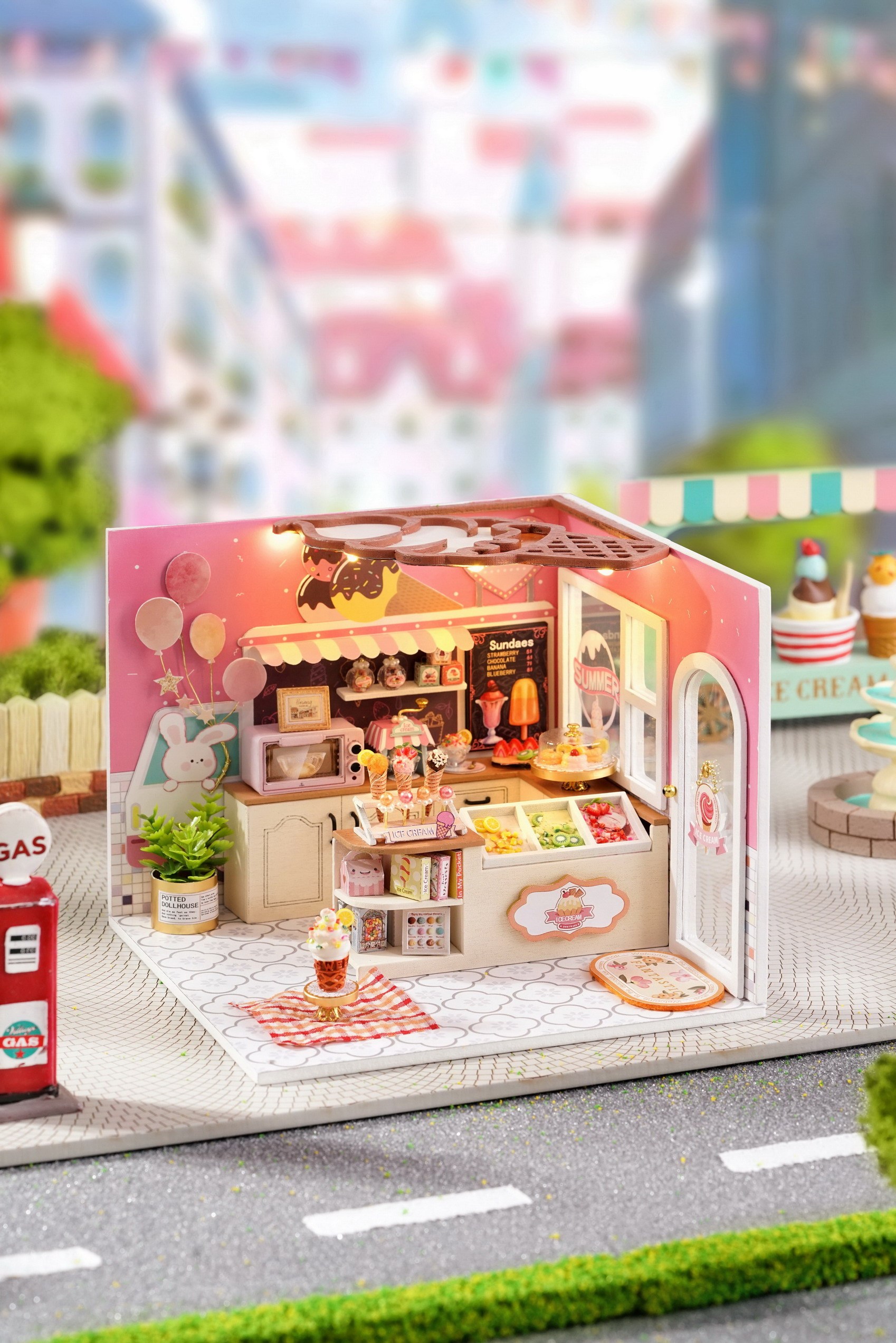Creative Handmade Architectural Scene Hut Educational Toys Birthday ...