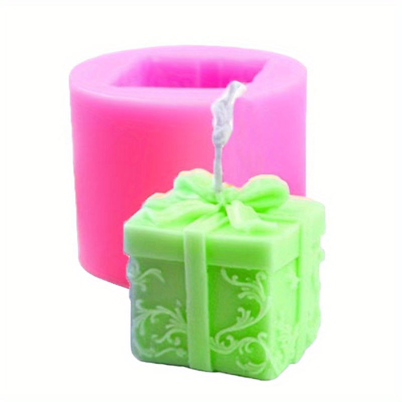 Gift Box Chocolate Mold 3d Silicone Mold Exquisite Present - Temu New ...