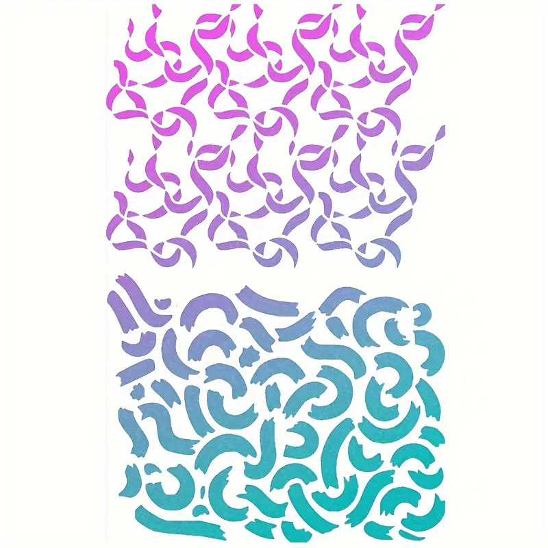 ribbon graphics diy layering stencils painting scrapbooking - Temu ...