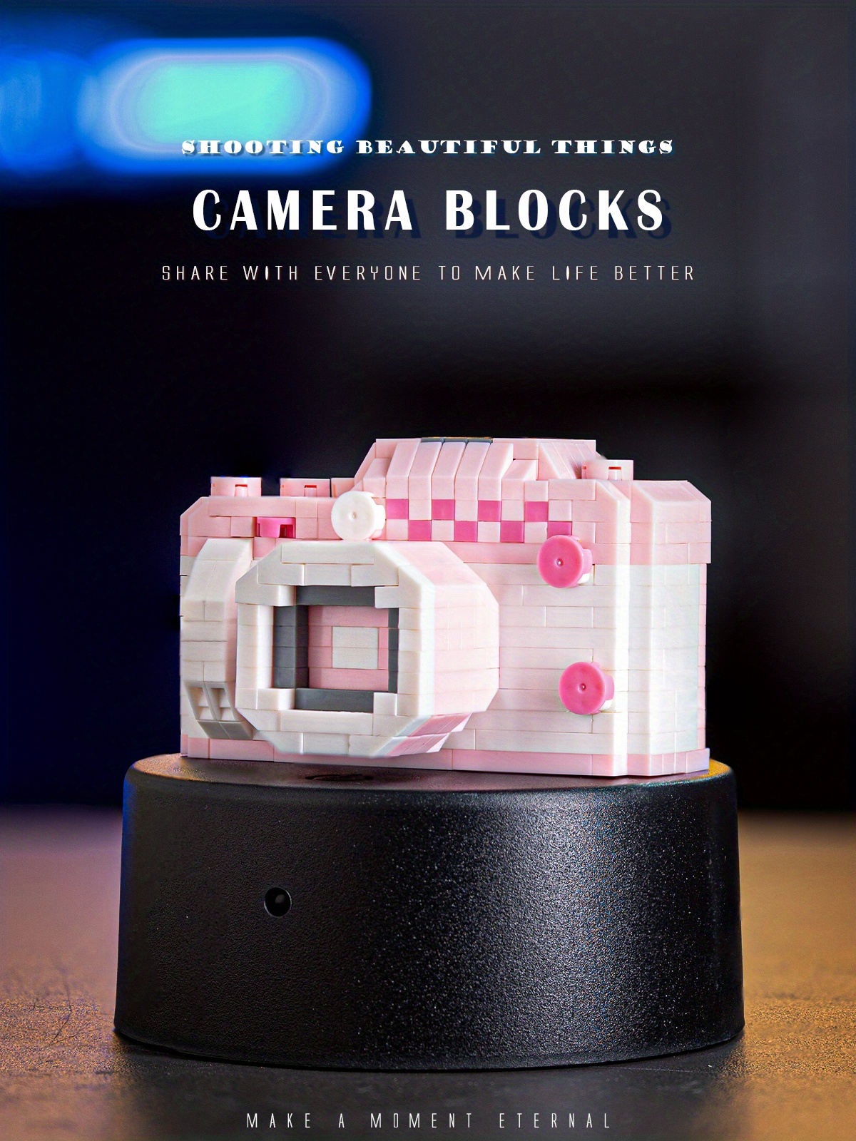 Camera Blocks Diy Construction Toy Set Camera Ornaments - Temu