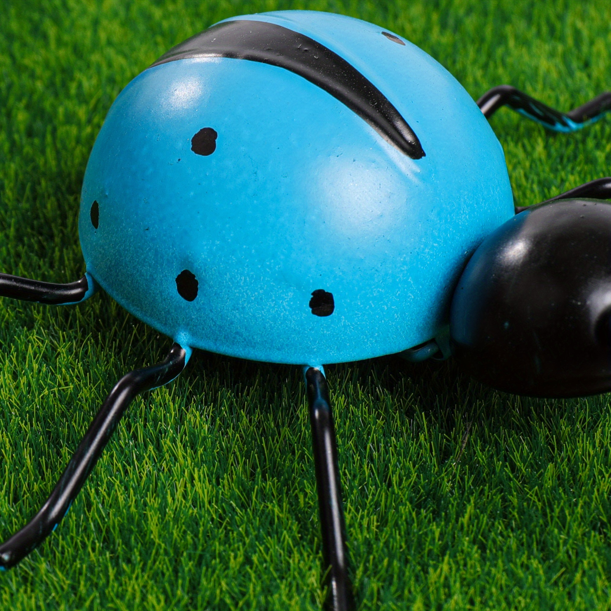 Beautiful Metal Ladybug Statue Perfect Garden Art Sculpture - Temu