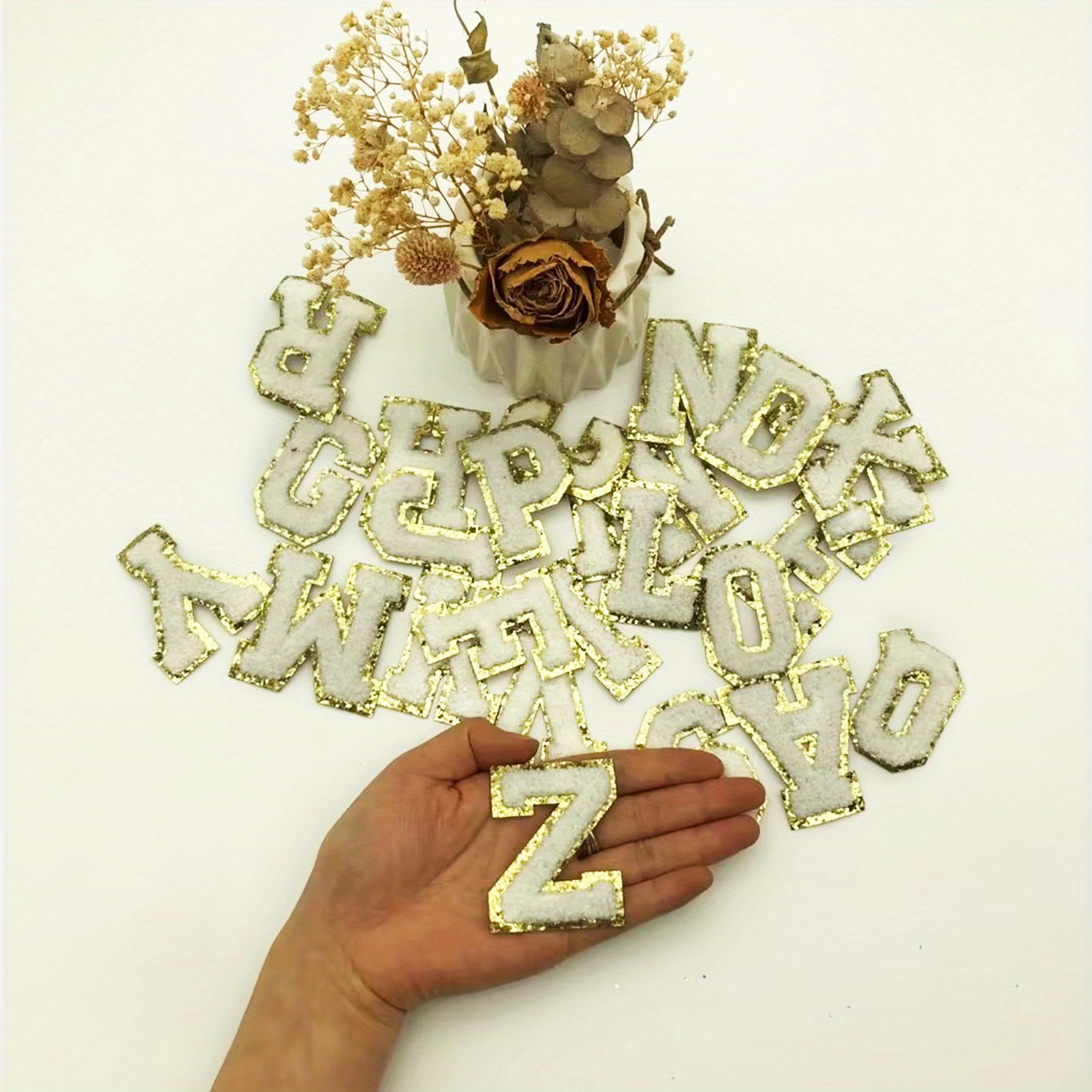 A z Felting Sticker Large Towel English Letter - Temu Australia