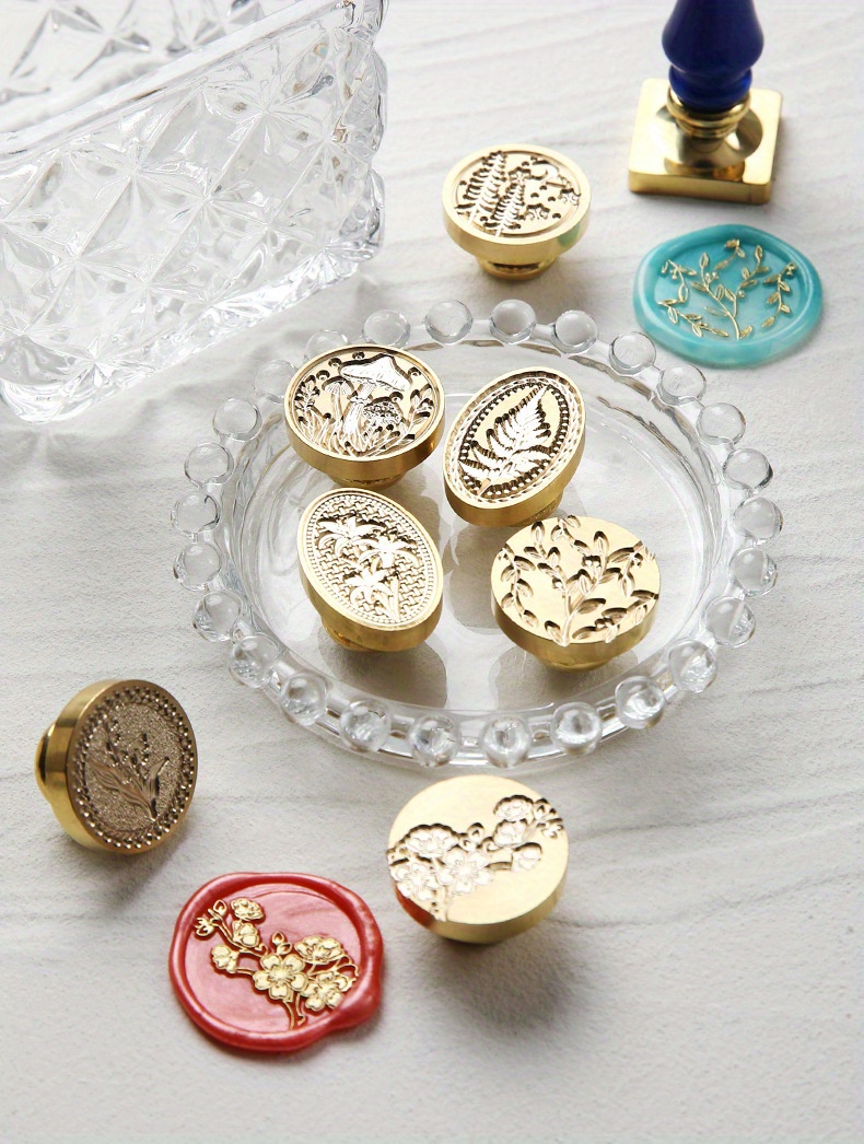 Pattern Plant Series Cute Style Fire Paint Seal - Temu Canada