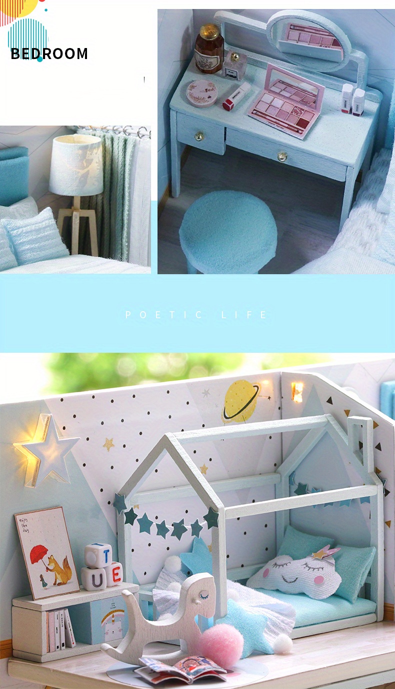 Creative Handmade Diy House Assembled Toy Children's Day - Temu Australia