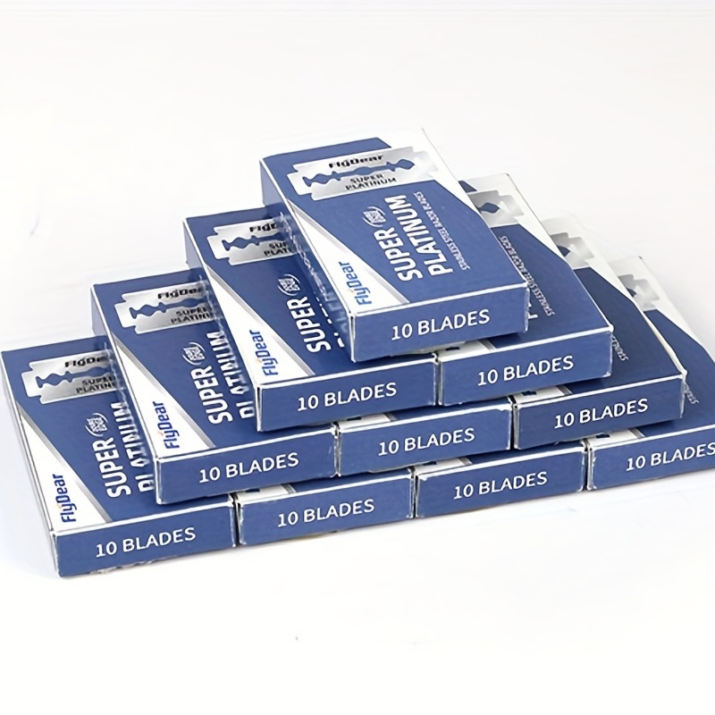 Premium Stainless Steel Double Edge Razor Blades Men Shave - Temu ...