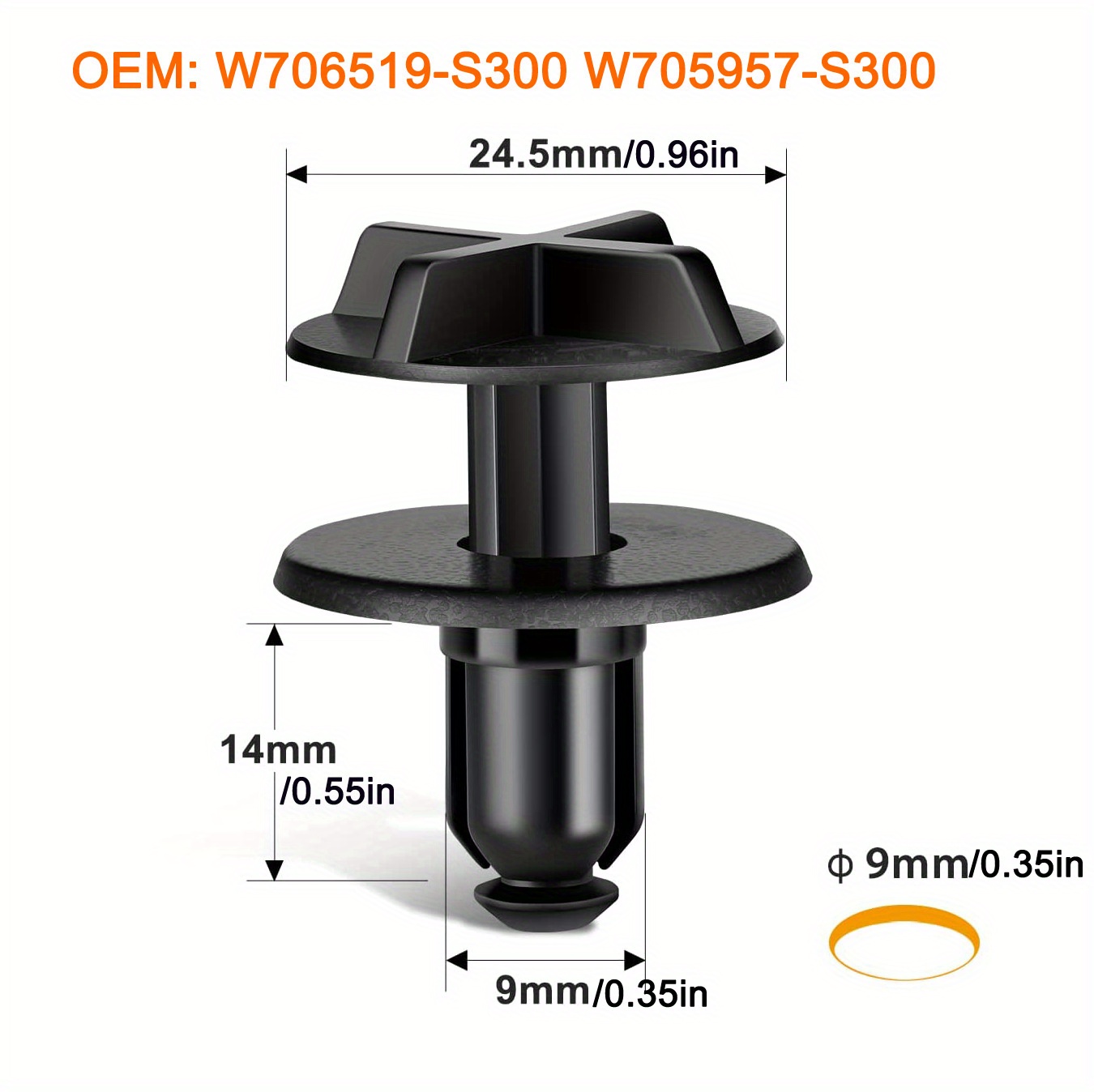 Low Radiator Guard Push Type Fixed Fenders Pad Rivets - Temu United Kingdom