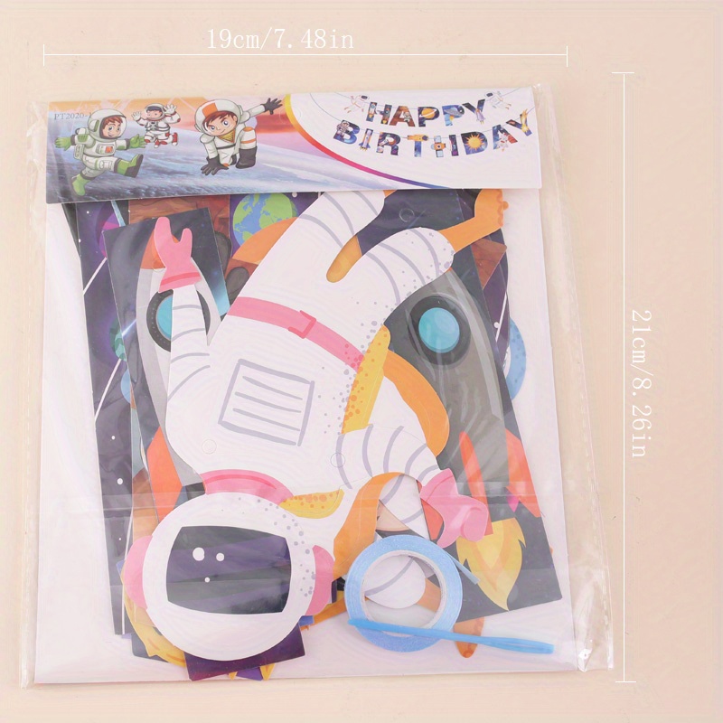 Rocket Ship Spaceman Astronaut Pull Flag - Temu