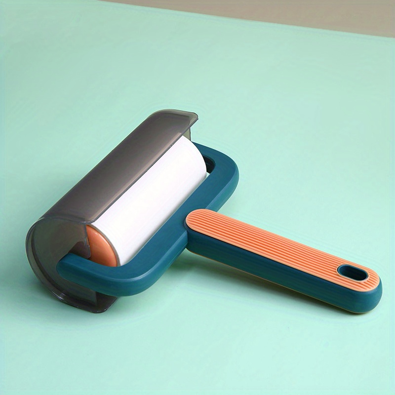 Reusable Sticky Roller Pet Hair Dust Removal Tearable Roll - Temu ...