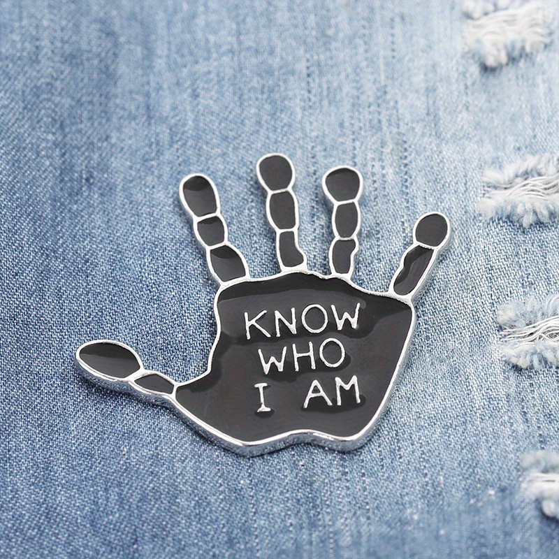 retro english lettering brooch men stylish versatile - Temu Australia