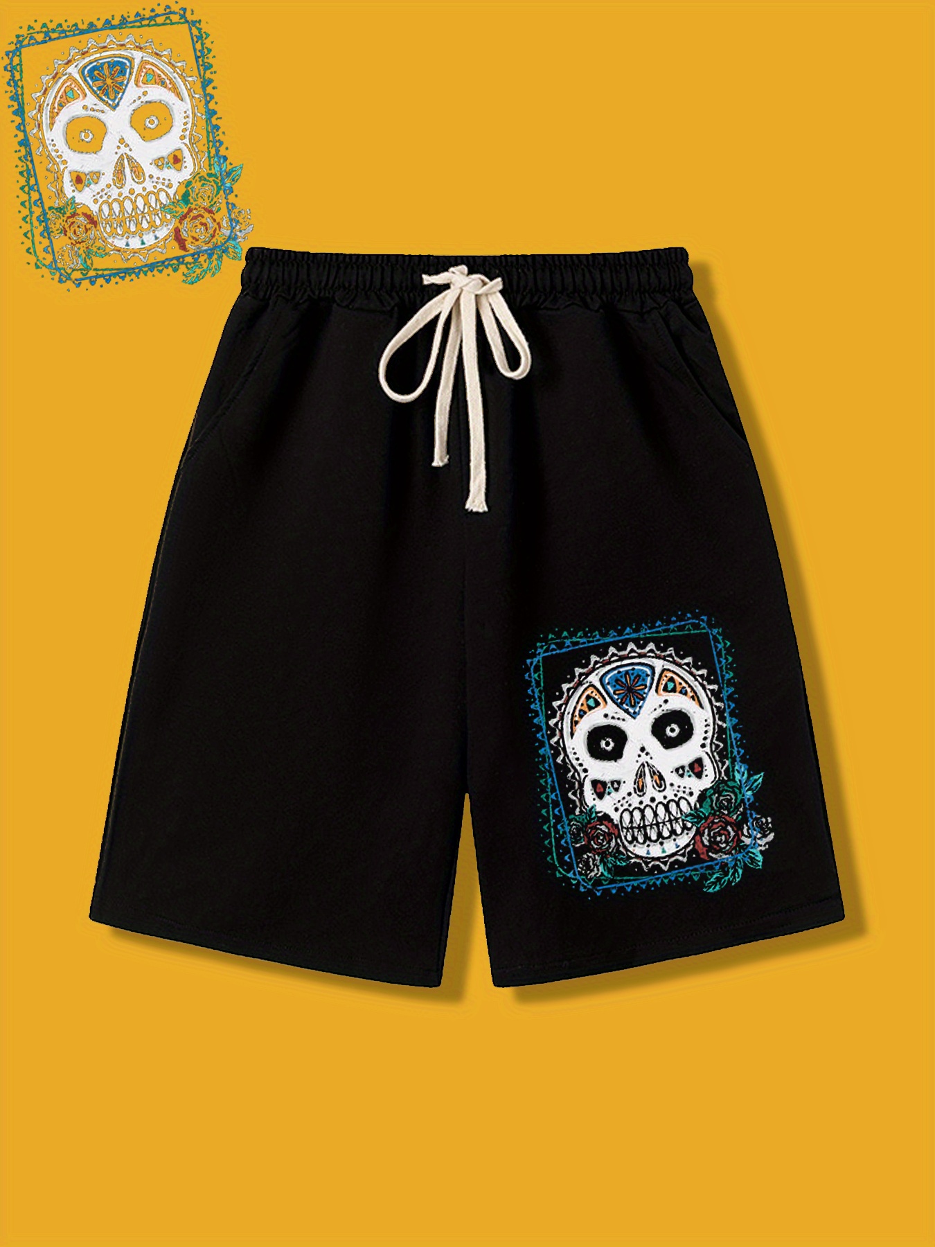 Men's Casual Elastic Drawstring Creative Versatile "tiger" - Temu Ireland