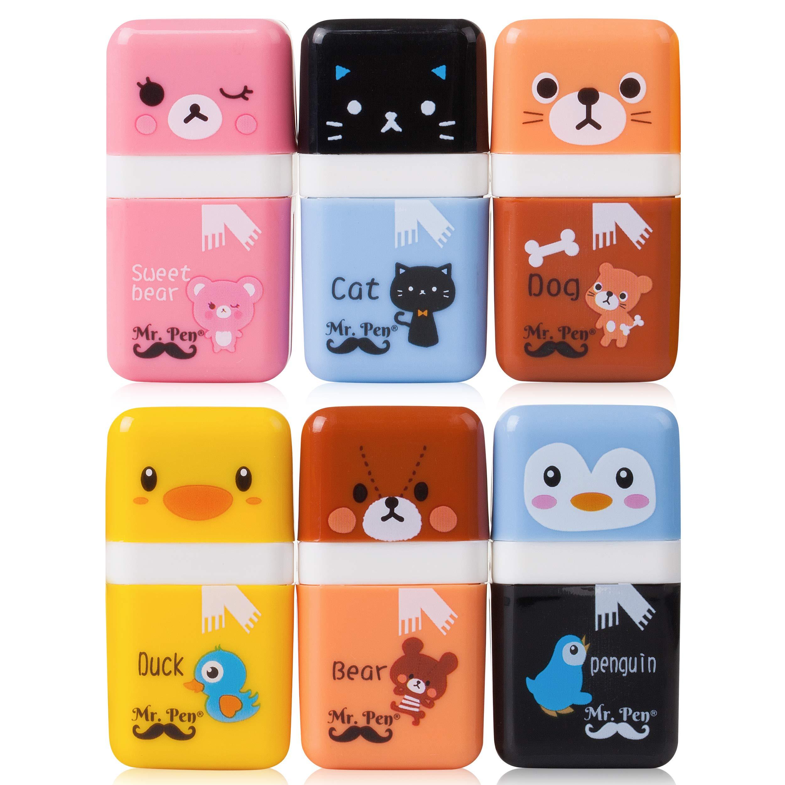 Kustutuskummid õpilastele 6 kaane ja rulliga - Temu Estonia