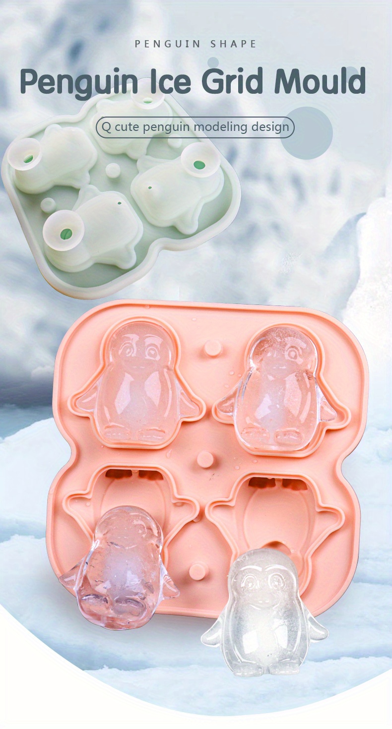 Penguin Model Ice Maker Mold Whiskey Penguin Ice - Temu